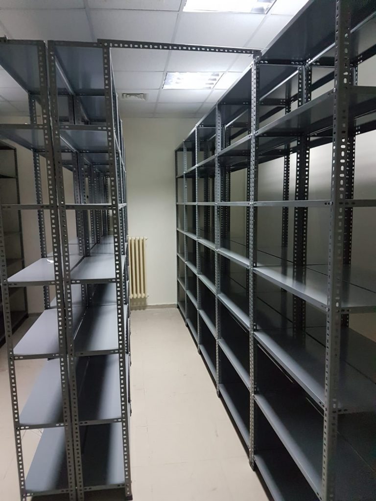 Çelik Raf Sistemleri - Gri Raf Sistemleri - Endüstriyel ve Depo Rafları