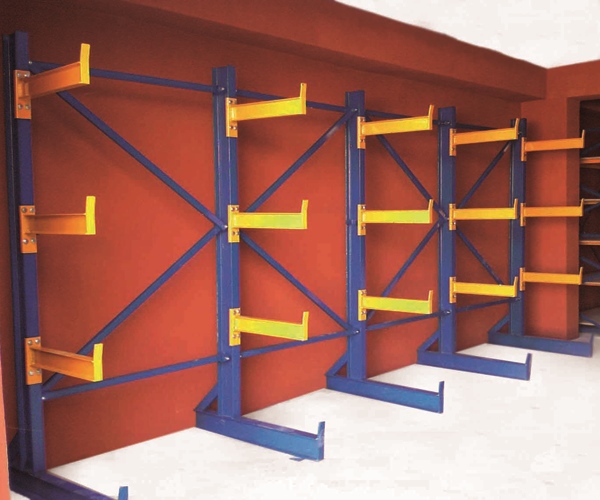 Konsol Kollu Raf Sistemi - Gri Raf Sistemleri - Endüstriyel ve Depo Rafları